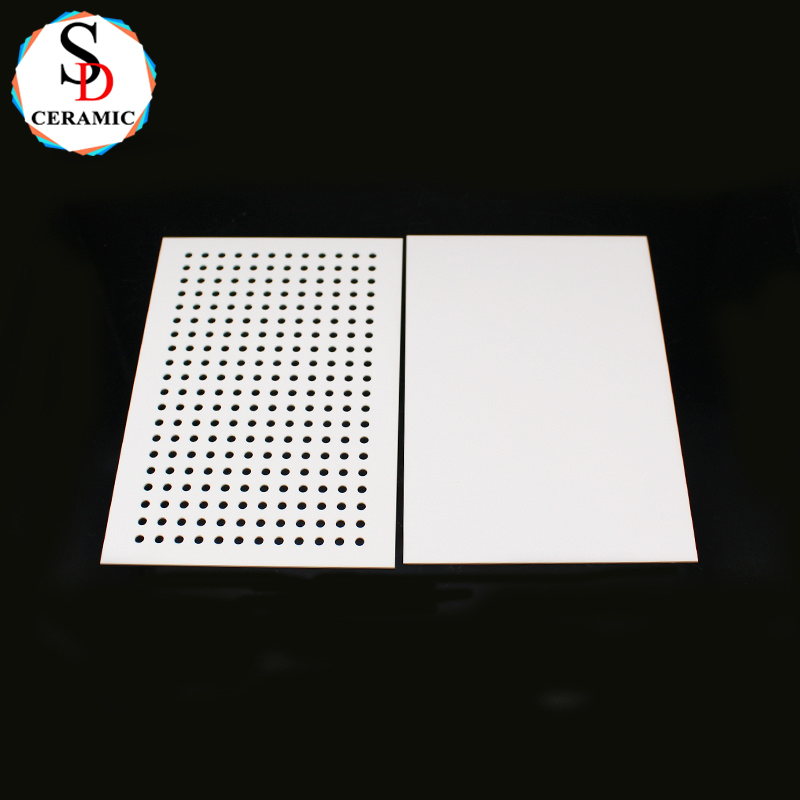 Industrial 99% Alumina Ceramic Sheet Board Al2O3 Big Ceramic Plate