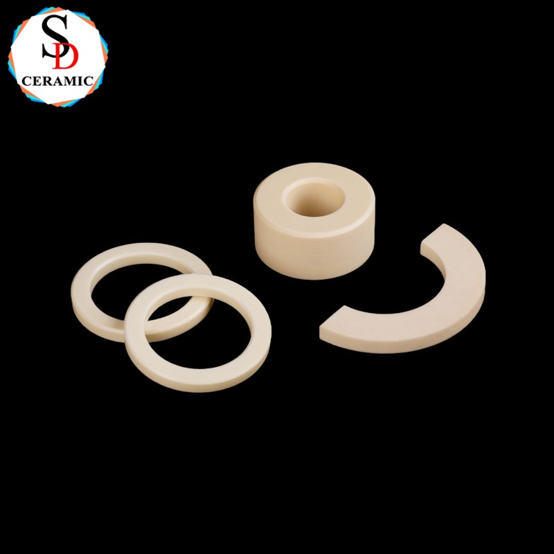 High Temperature 99% Alumina Al2O3 Ceramics Machinery Parts Customized